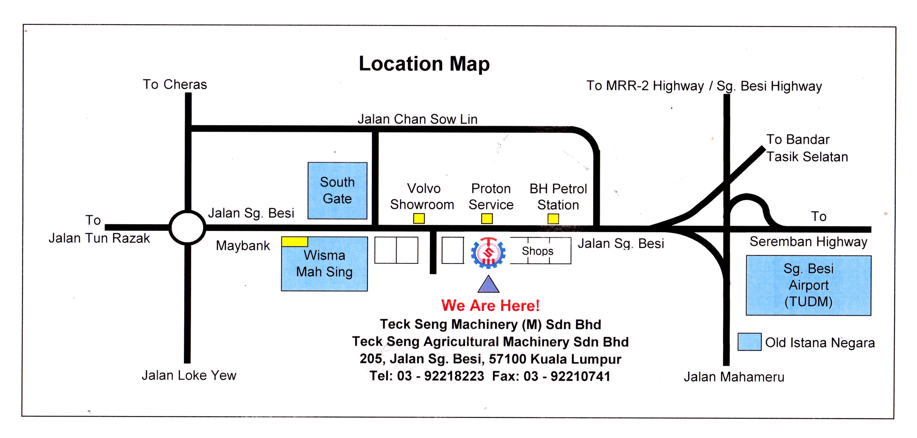 Contacting Teck Seng